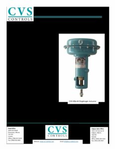 CVS Type 656 Diaphragm Actuator Sept 2020 | CVS Controls